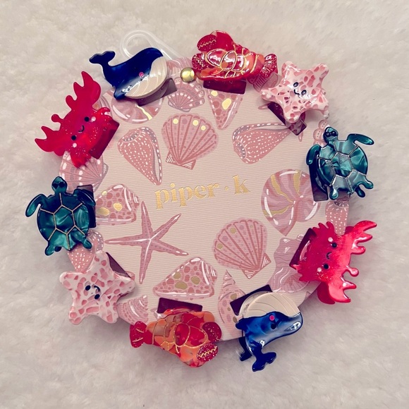 Piper K | Accessories | Piper K Under The Sea Claw Hair Clips Crab ...